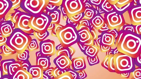 Instagram Logo Animation, Rendering, Bac... | Stock Video | Pond5