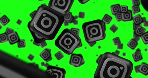 InstagramGreen screen Animated instagram... | Stock Video | Pond5