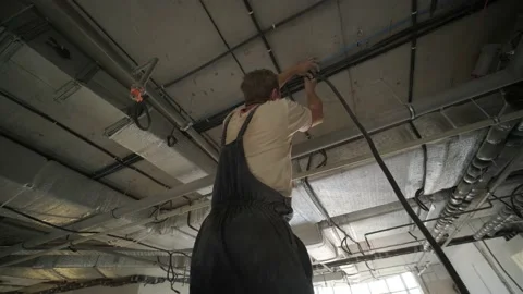 Electrical Cable Installation Stock Videos – Royalty-Free HD & 4K Videos