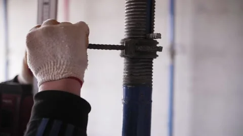 Installation Of Formwork Adjustment Of Stock Video Pond5