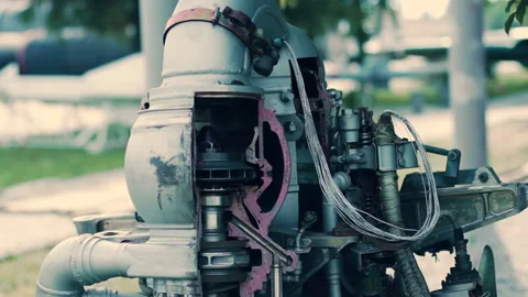 Installation of the rocket engine mechan... | Stock Video | Pond5