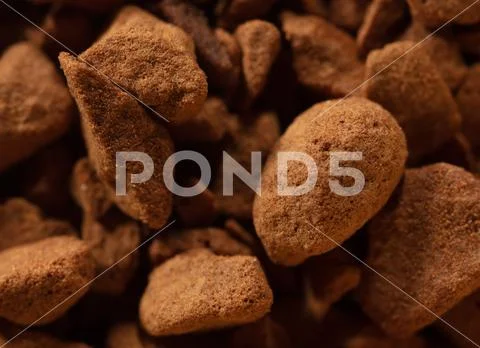 Photograph: Instant coffee granules as background. #171312172