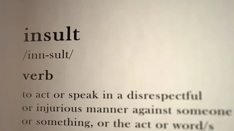 Insulting Meaning INSULT Definition And Meaning | Collins English