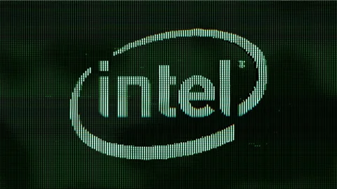 INTEL Logo Pixel Screen Animation. Futur... | Stock Video | Pond5