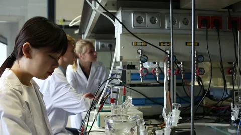 Intelligent Chinese girl working with re... | Stock Video | Pond5