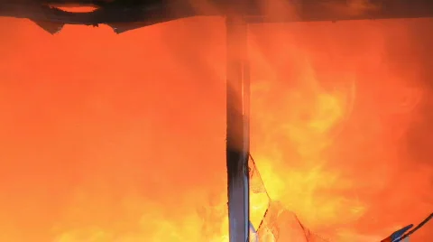 Fire Window Stock Footage ~ Royalty Free Stock Videos | Pond5