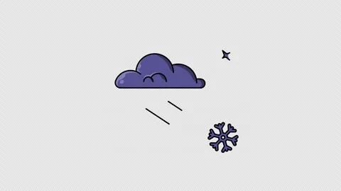 Snow Storm Icon Stock Videos – Royalty-Free HD & 4K Videos