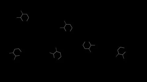 Interactive animated molecule chemical f... | Stock Video | Pond5