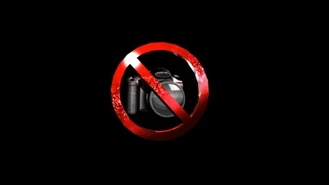 Interdiction photos_Prohibited photos_3D | Stock Video | Pond5