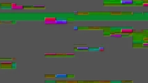 Interference broadcasting on the screen ... | Stock Video | Pond5