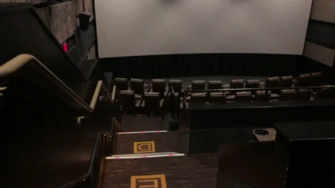 Interior of AMC Theaters, 2 Clips of Emp... | Stock Video | Pond5