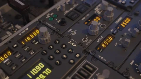 Interior of a Boeing 737 plane, detailed... | Stock Video | Pond5