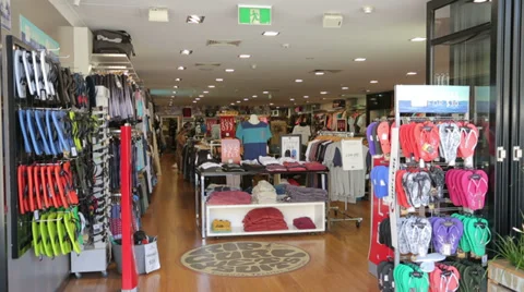 Retail Clothes Interior Stock Video Footage | Royalty Free Retail ...