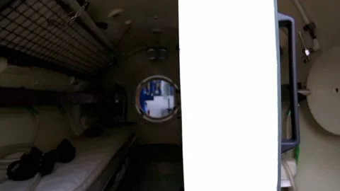 interior of a decompression chamber for ... | Stock Video | Pond5
