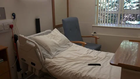 Interior of a hospital recovery room of ... | Stock Video | Pond5