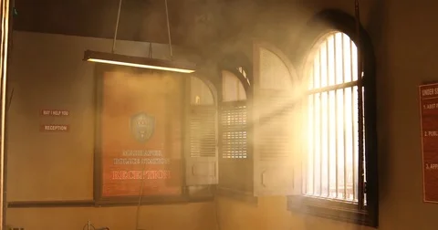 Interior of Indian police station | Stock Video | Pond5