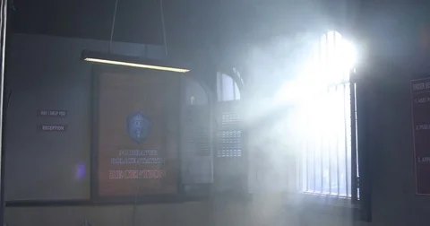 Interior of Indian police station | Stock Video | Pond5