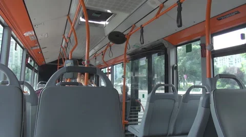 Bus Inside Empty Stock Videos – Royalty-Free HD & 4K Videos