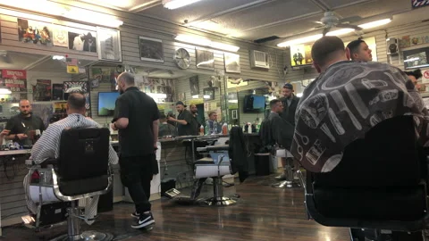 Barber Shop Men Stock Videos – Royalty-Free HD & 4K Videos