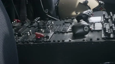 Interior of the modern military battle h... | Stock Video | Pond5