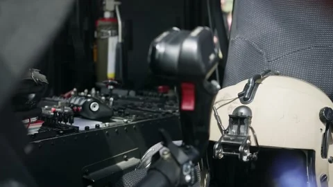 Interior of the modern military battle h... | Stock Video | Pond5