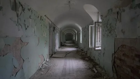 Interior of the old abandoned psychiatri... | Stock Video | Pond5