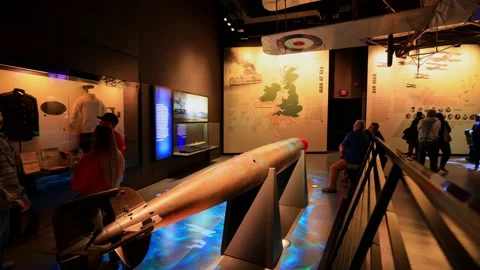Interior view of the National WWI Museum... | Stock Video | Pond5
