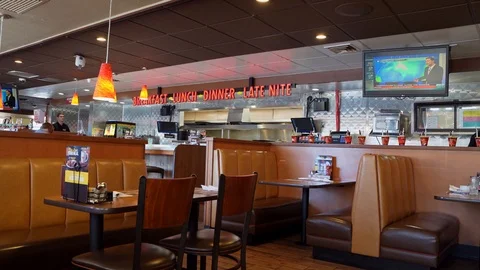 Interior view of a traditional western s... | Stock Video | Pond5