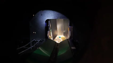 Interior view of working pet plastic bot... | Stock Video | Pond5