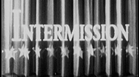 INTERMISSION 8mm Vintage Old Film Title ... | Stock Video | Pond5