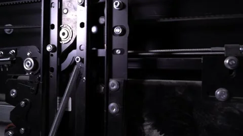 internal elevator door closing mechanism | Stock Video | Pond5