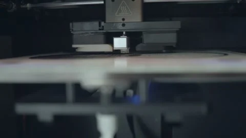 Internal mechanism of a modern 3D printe... | Stock Video | Pond5