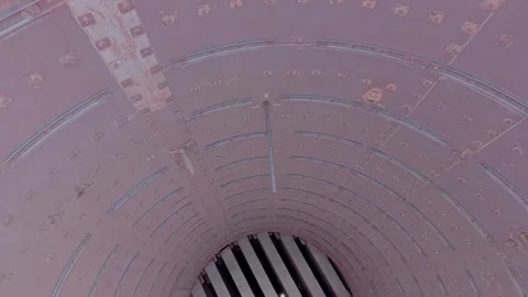 Internal Stack Survey in Power Plant Usi... | Stock Video | Pond5