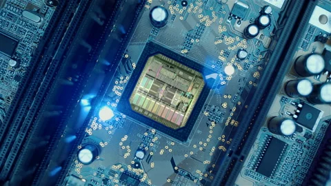 The internal structure of the main proce... | Stock Video | Pond5