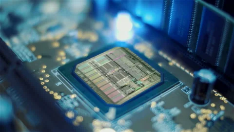 The internal structure of the main proce... | Stock Video | Pond5