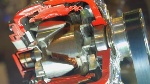 The internal structure of motor generato... | Stock Video | Pond5