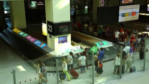 International Airport Passengers Termina... | Stock Video | Pond5