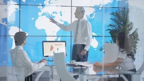 International business team in a meeting... | Stock Video | Pond5