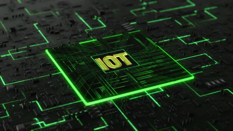 Internet Of Things. Futuristic Animation... | Stock Video | Pond5