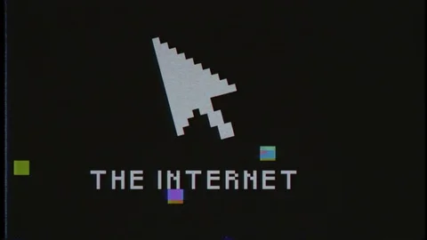 THE INTERNET Title 80s 90s Animation VHS... | Stock Video | Pond5