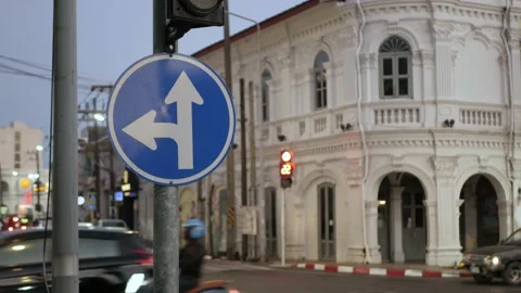 intersection sign board at the intersect... | Stock Video | Pond5