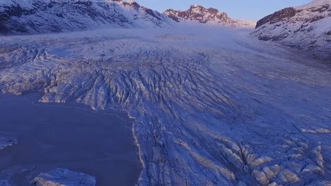 Interstellar movie location Iceland Glac... | Stock Video | Pond5