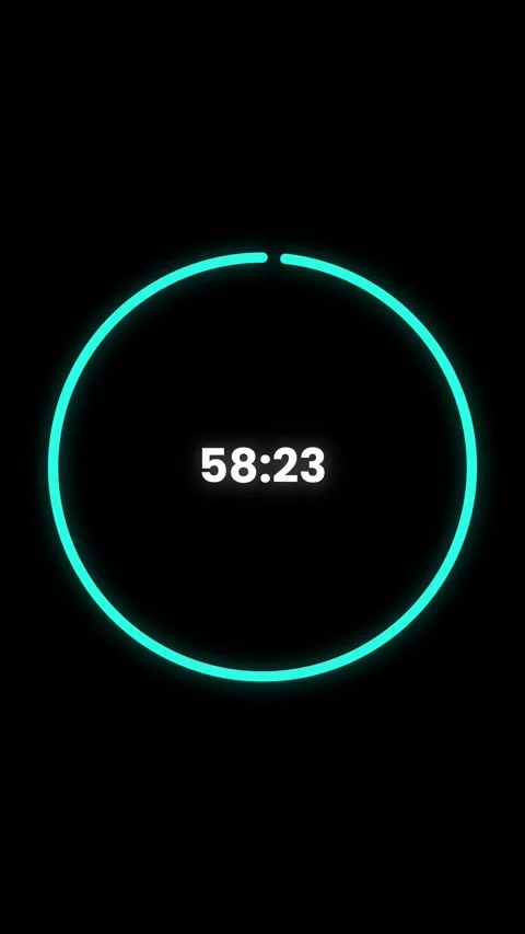 1 Minute Countdown Timer Stock Footage ~ Royalty Free Stock Videos | Pond5