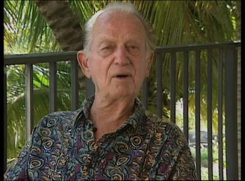 Interview with Bernard Russel a survivor... | Stock Video | Pond5