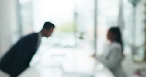 Interview, blur and business people hand... | Stock Video | Pond5