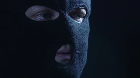 Interview with person behind the mask | Stock Video | Pond5