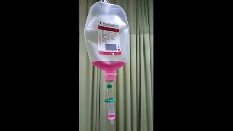 Intravenous drip with Ringer Lactate sol... | Stock Video | Pond5
