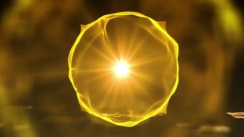 Intro circle background animation orange... | Stock Video | Pond5