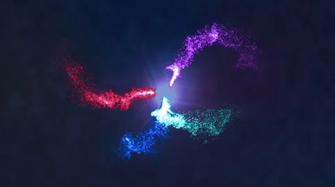 Intro with colorful smoke streaks with l... | Stock Video | Pond5