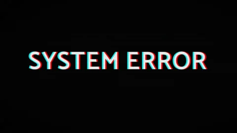 Fail System Error Stock Footage ~ Royalty Free Stock Videos | Pond5